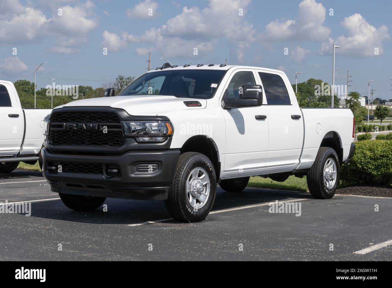 Noblesville - July 7, 2024: Ram 3500 Tradesman Crew Cab 4X4 display ...