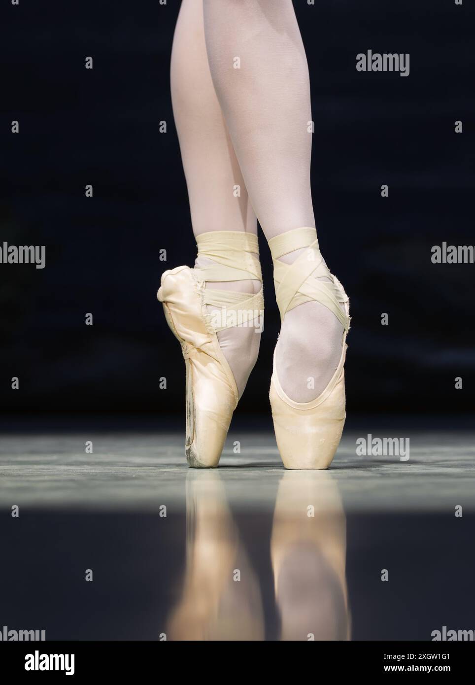 Two ballet feet hi-res stock photography and images - Alamy