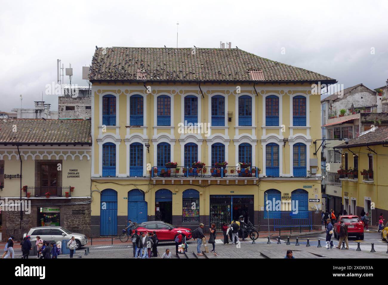 downtown, Quito, Ecuador, South America, UNESCO World Heritage Site ...