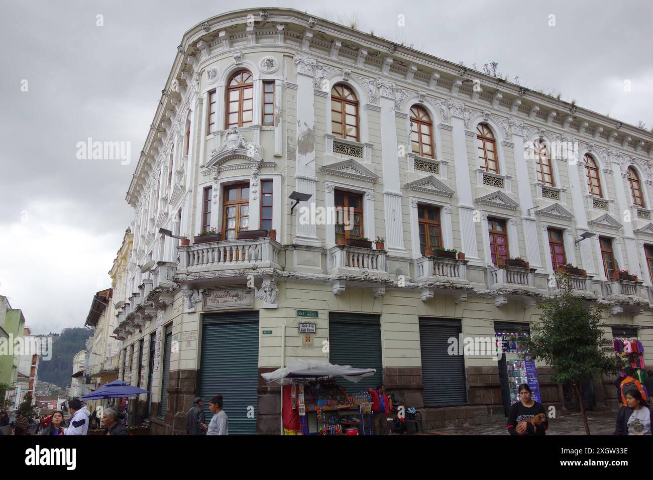 downtown, Quito, Ecuador, South America, UNESCO World Heritage Site ...