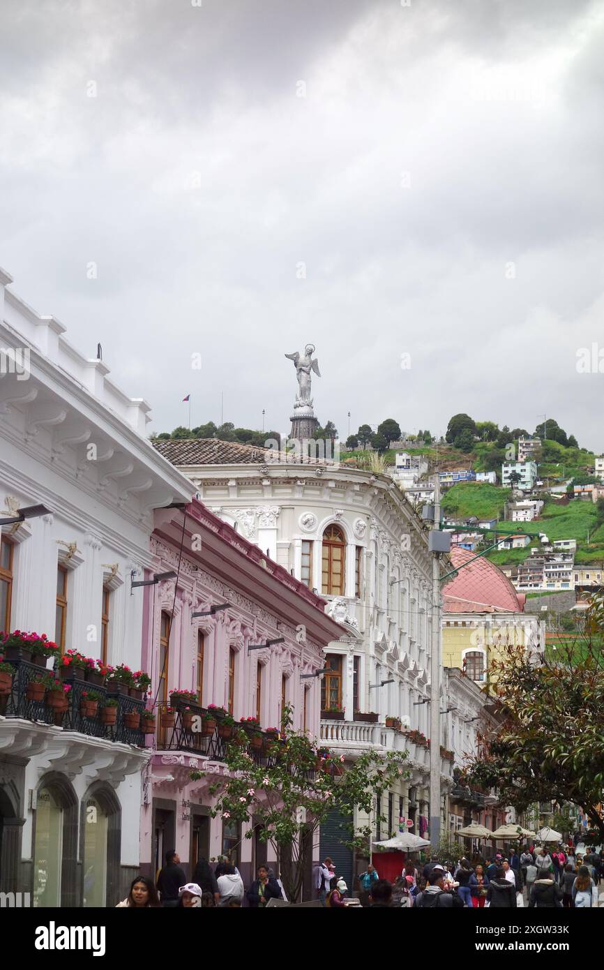 downtown, Quito, Ecuador, South America, UNESCO World Heritage Site ...