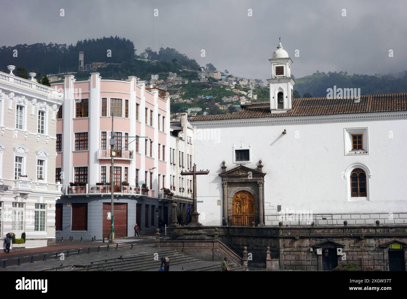 downtown, Quito, Ecuador, South America, UNESCO World Heritage Site ...