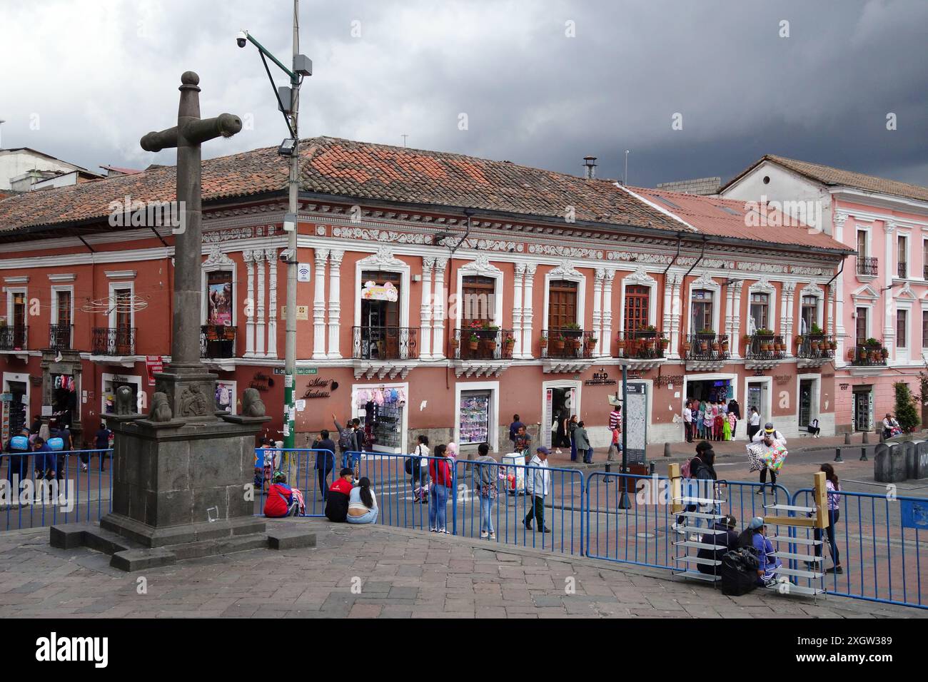 downtown, Quito, Ecuador, South America, UNESCO World Heritage Site ...