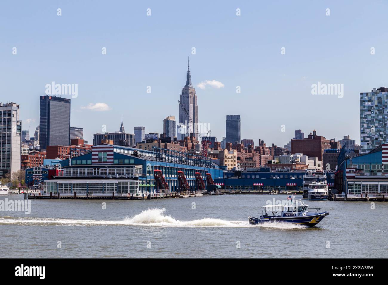 View Of The Empire State Building and Midtown Manhattan Skyline With ...