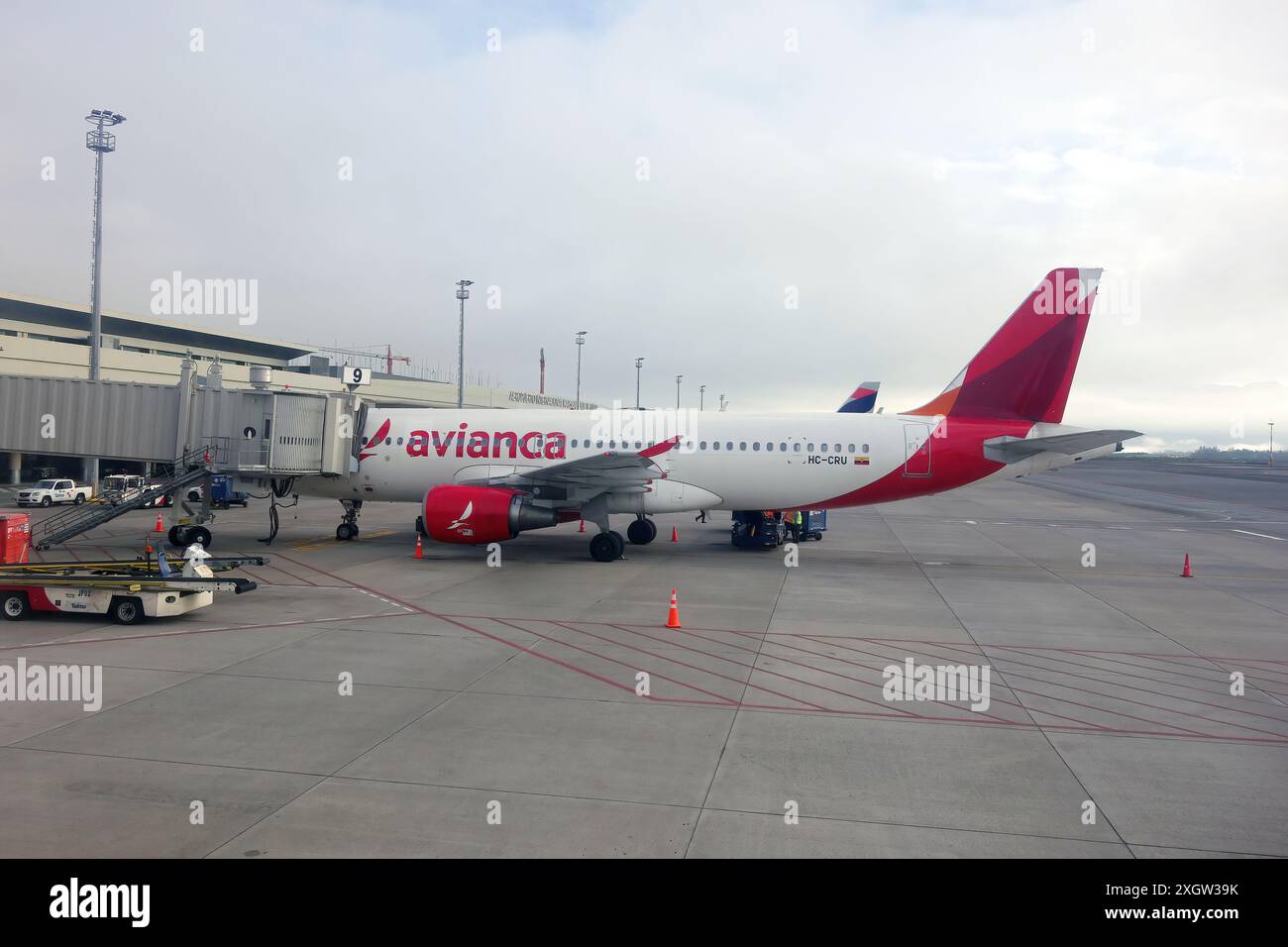 Avianca, airplane, Mariscal Sucre International Airport, Quito, Ecuador ...