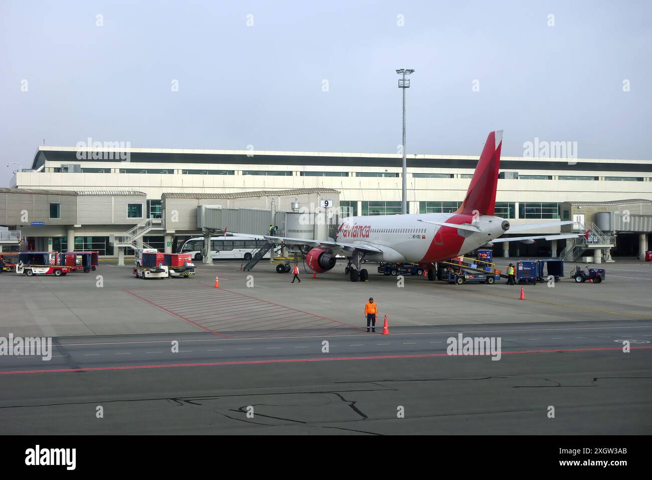 Avianca, airplane, Mariscal Sucre International Airport, Quito, Ecuador ...