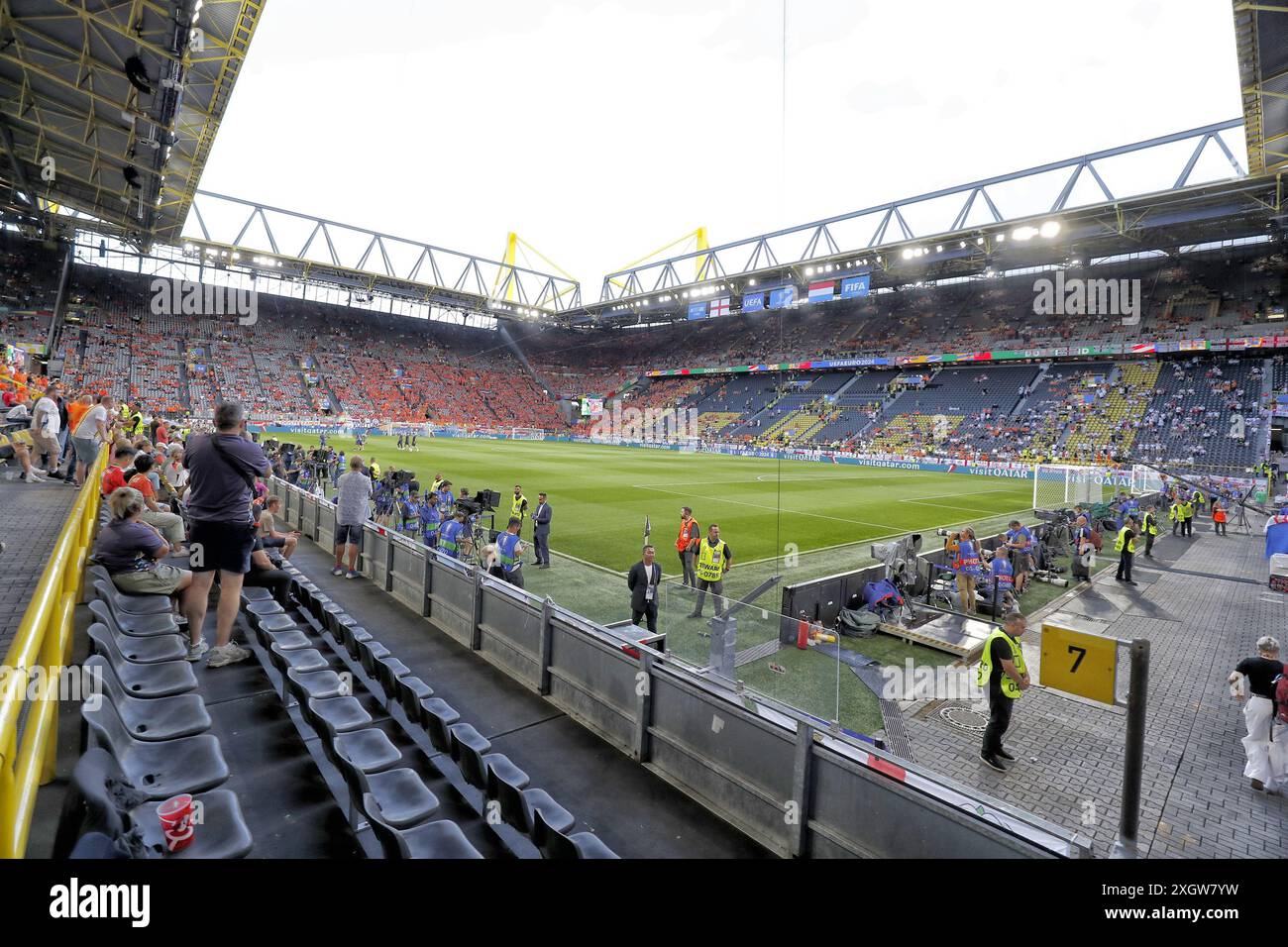 DORTMUND, 10-07-2024, BVB Stadium , European Football Championship ...