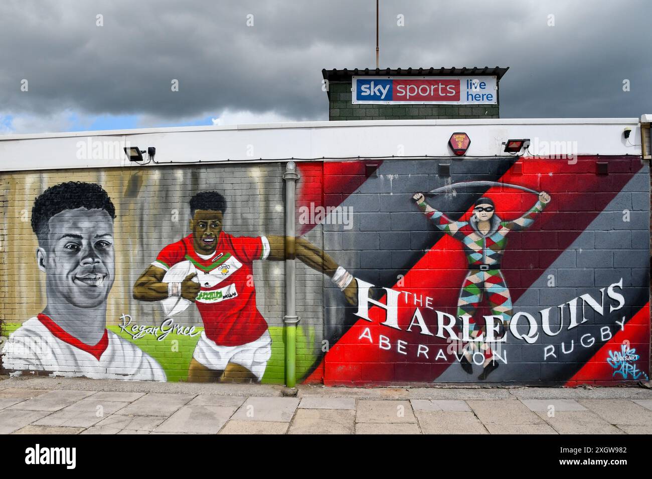 Irish mural rugby hi-res stock photography and images - Alamy