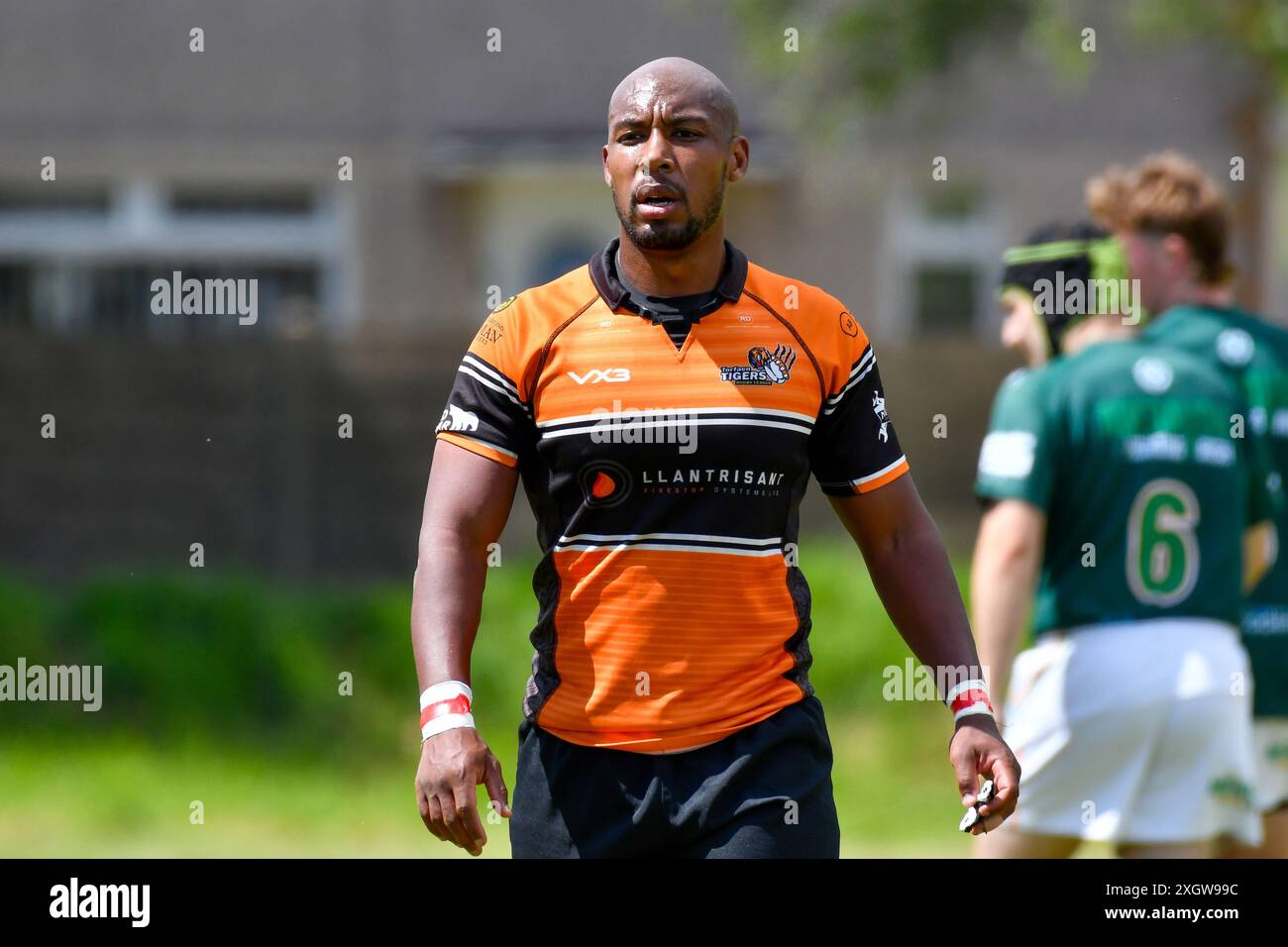 Port Talbot, Wales. 6 July 2024. James Raymond of Torfaen Tigers during ...