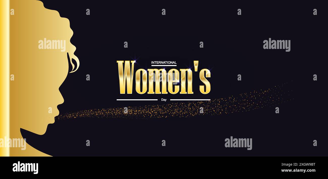 The logo of the women's club features a silhouette of a woman Stock ...