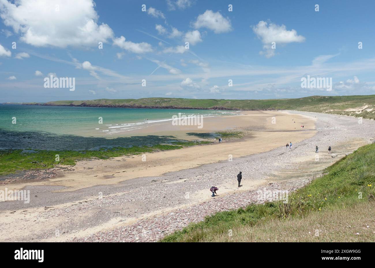 Freshwater West Pembrokshire South Wales Stock Photo - Alamy