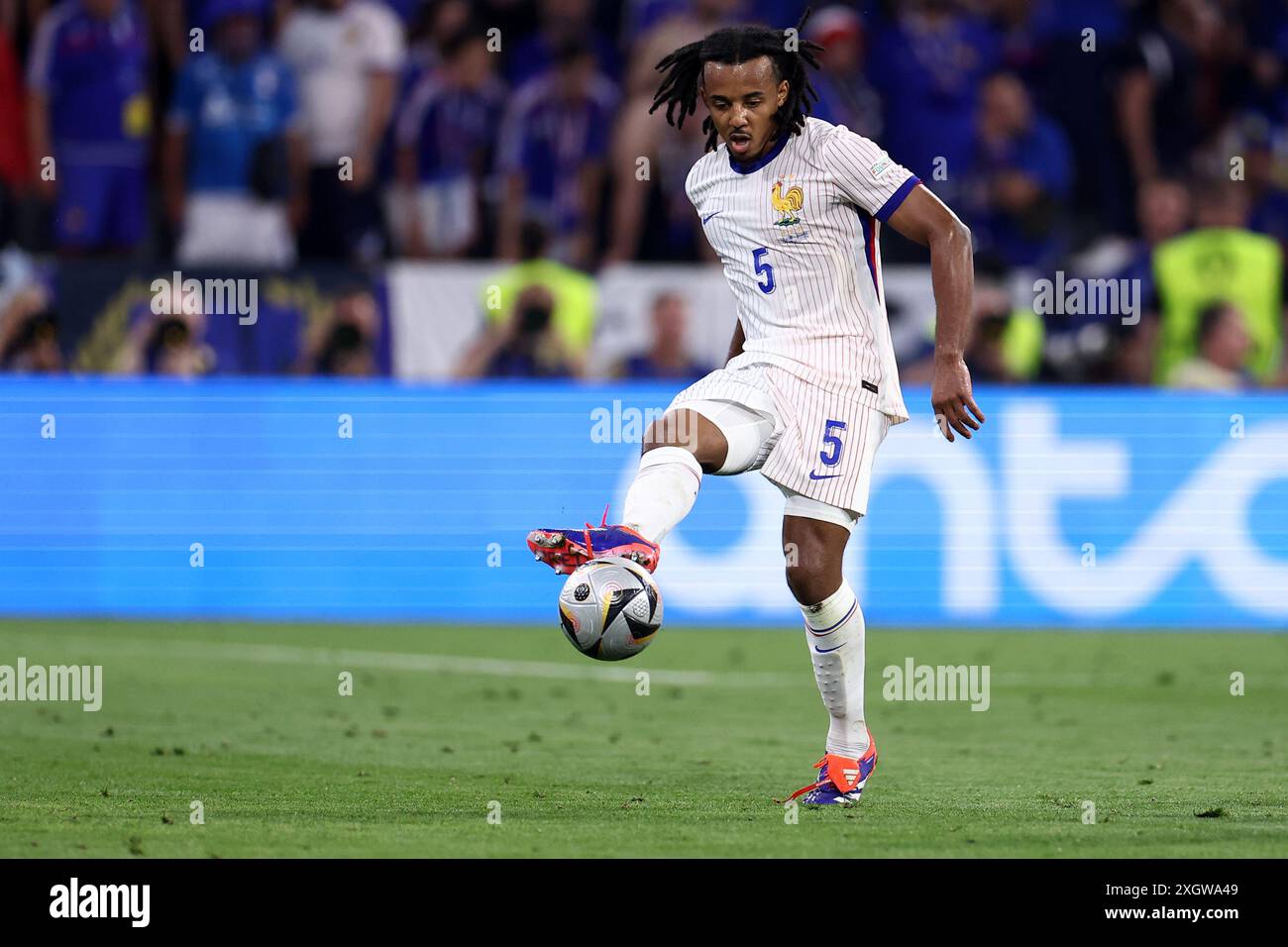 Munich, Germany. 09th July, 2024. Jules Kounde of France in action ...