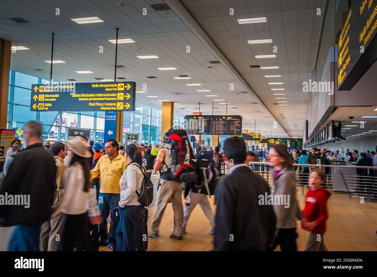 Interior of an airport, peru hi-res stock photography and images - Alamy