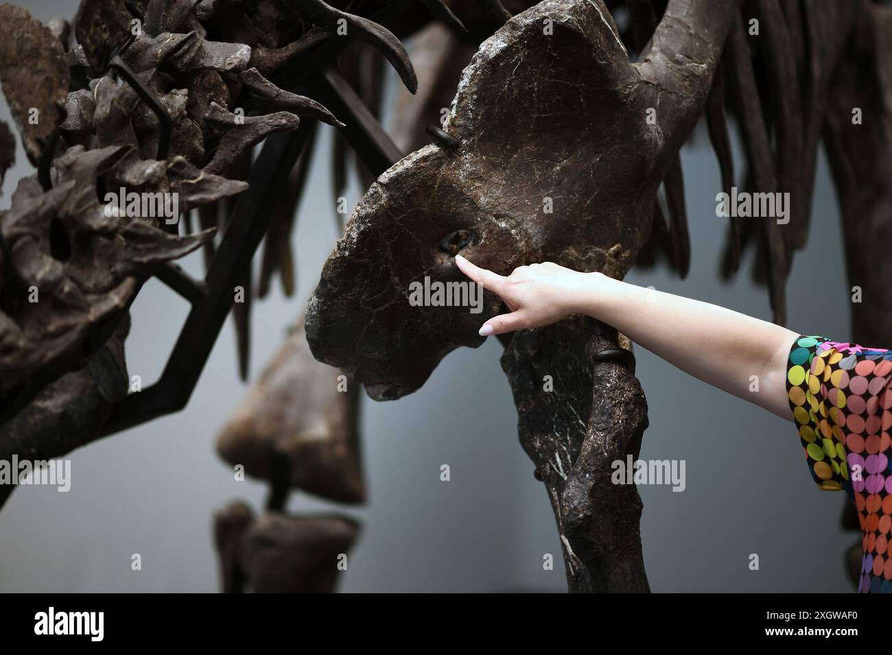 New York, USA. 10th July, 2024. During an interview, Cassandra Hatton ...