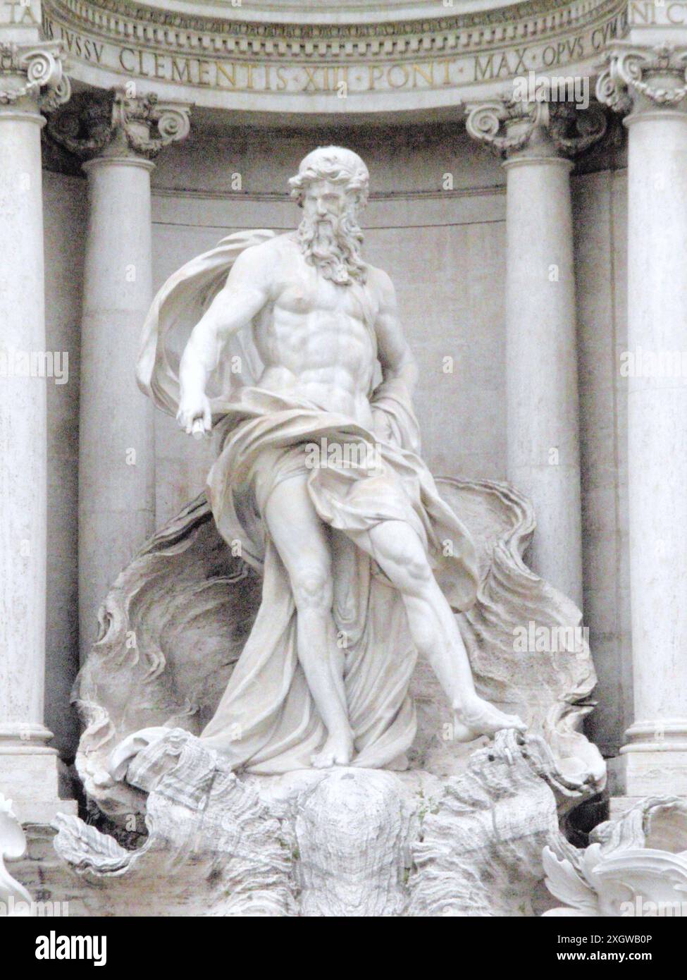 Oceanus, Trevi Fountain, Rome Stock Photo - Alamy