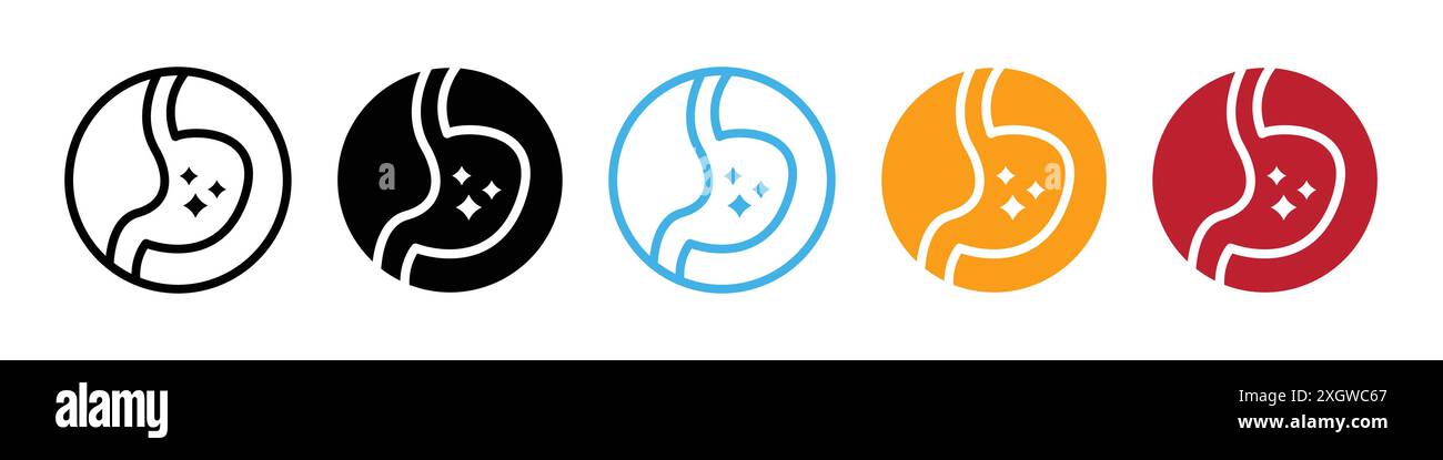 Aids nutrient absorption icon logo sign vector outline in black and ...