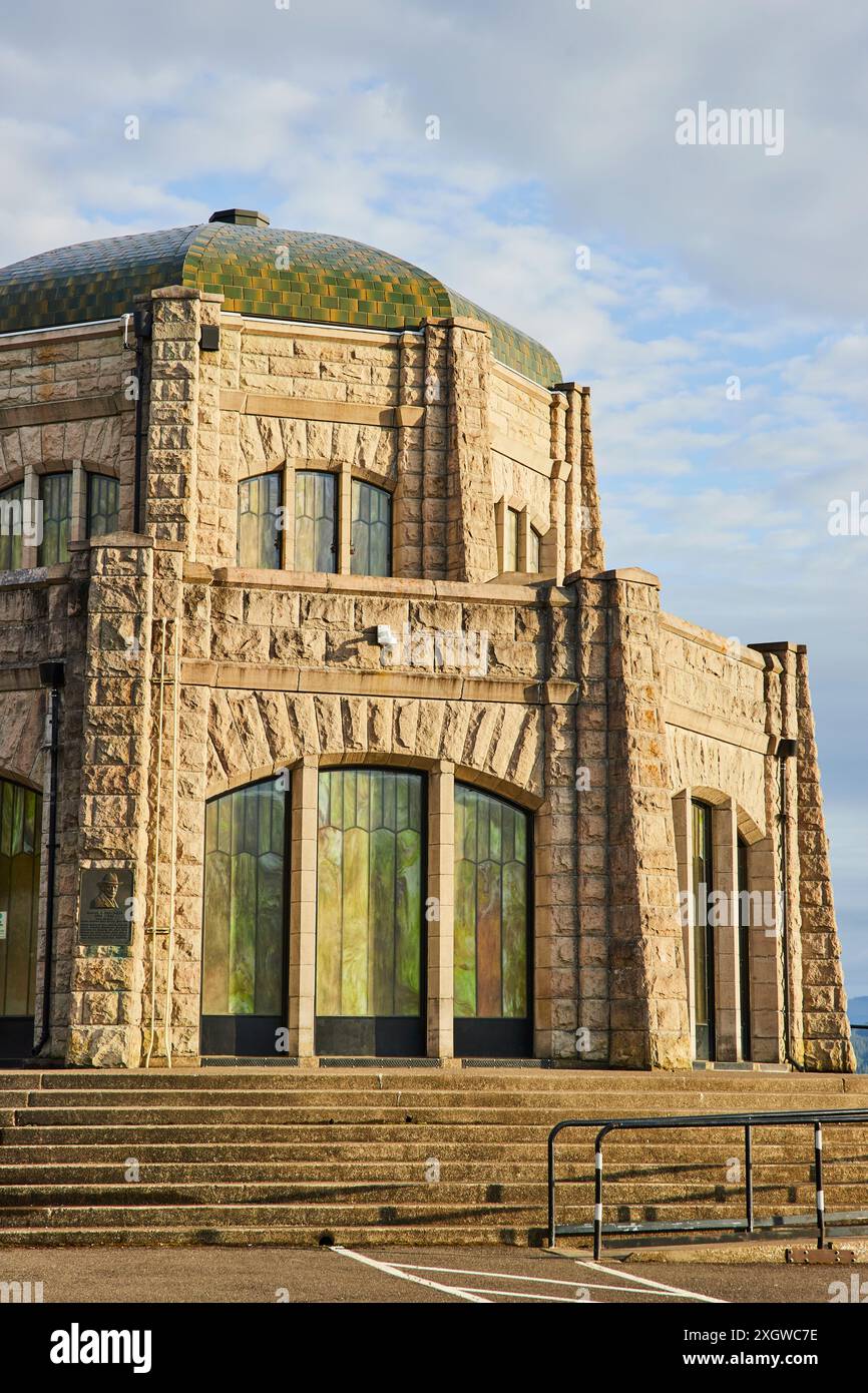 Vista House Historic Observatory with Stained Glass Eye Level ...