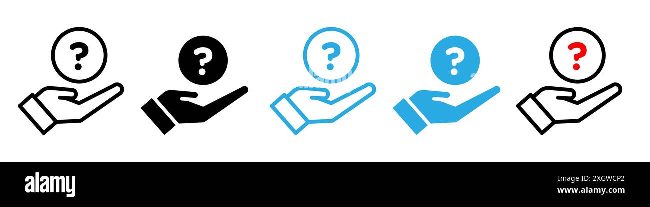 Curiosity icon logo sign vector outline in black and white color Stock ...
