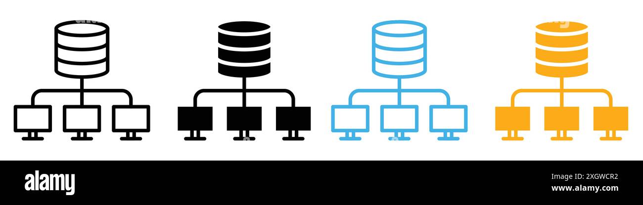 Data mining icon logo sign vector outline in black and white color ...