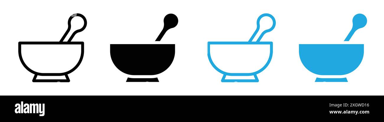 Homeopathy icon logo sign vector outline in black and white color Stock ...