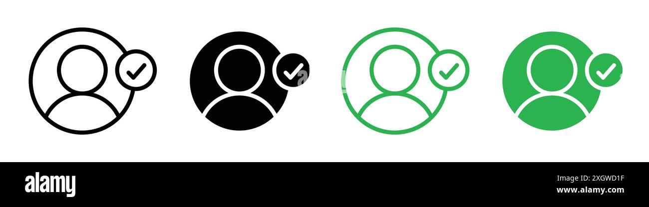 Hired icon logo sign vector outline in black and white color Stock ...