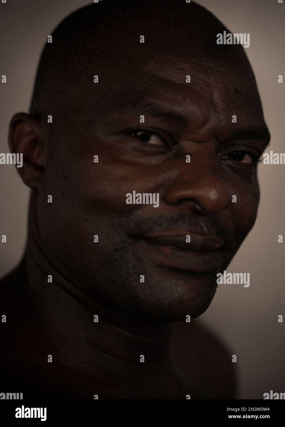 Face portrait of a middle aged man in Africa Stock Photo - Alamy