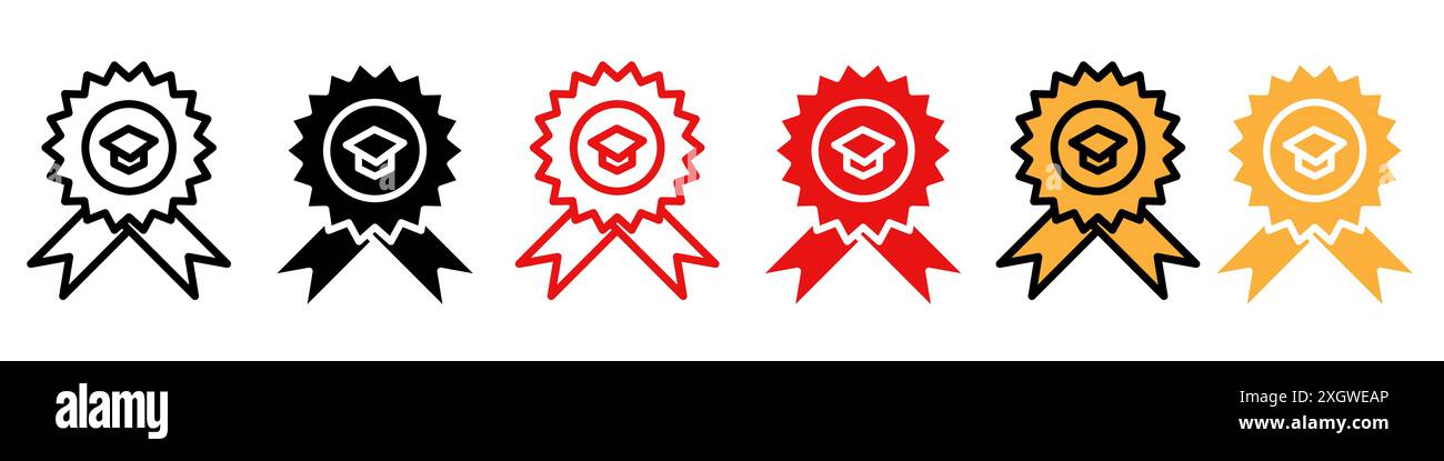 Mastery icon logo sign vector outline in black and white color Stock ...