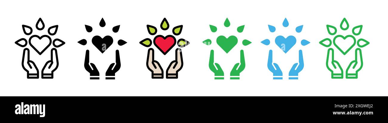 Quality of life icon logo sign vector outline in black and white color ...