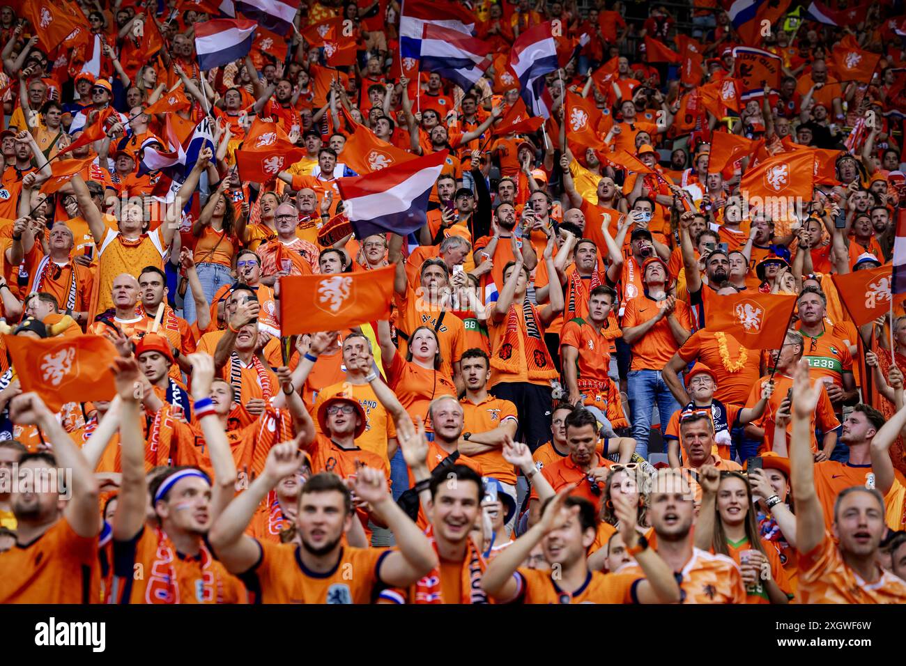 DORTMUND - Fans during the UEFA EURO 2024 Semi-final match between the ...