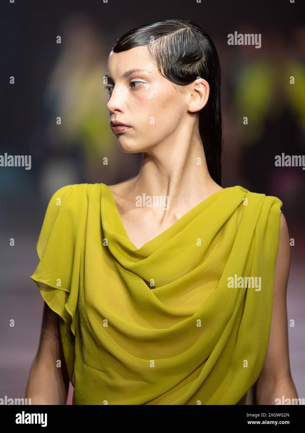 Danny Reinke, präsentierte die Kollektion der Fashion Week 2024 Berlin ...