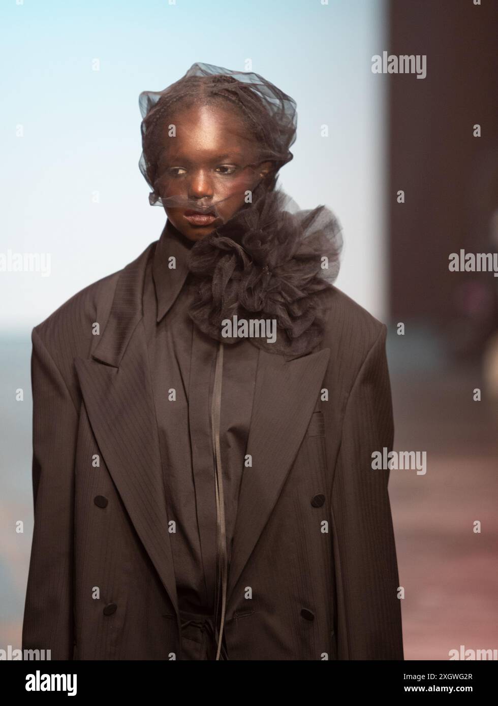 Danny Reinke, präsentierte die Kollektion der Fashion Week 2024 Berlin ...