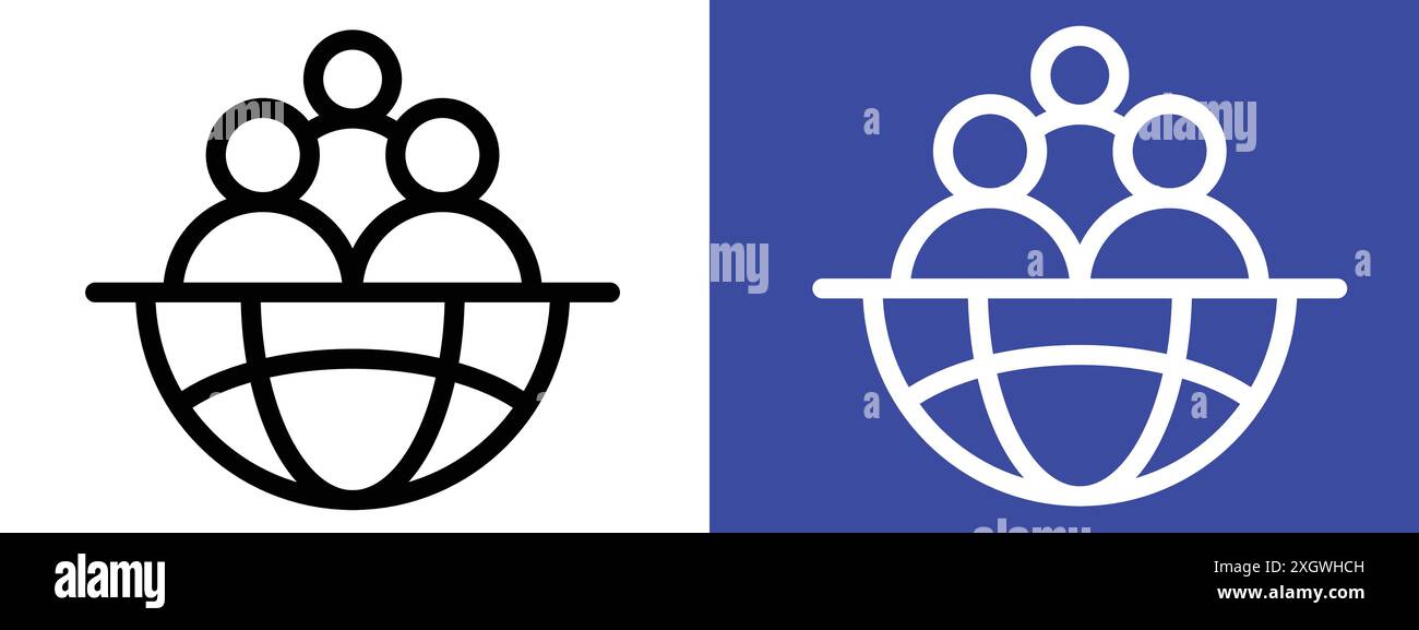 Global leadership icon.eps Stock Vector Image & Art - Alamy