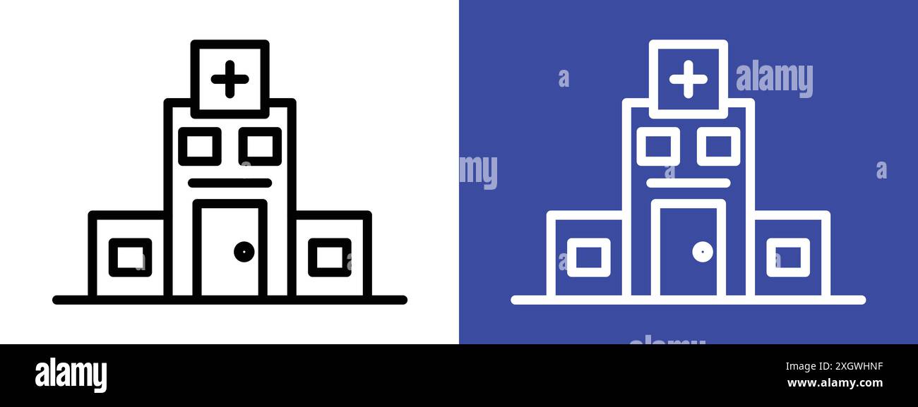 Hospital center hotel Stock Vector Images - Alamy