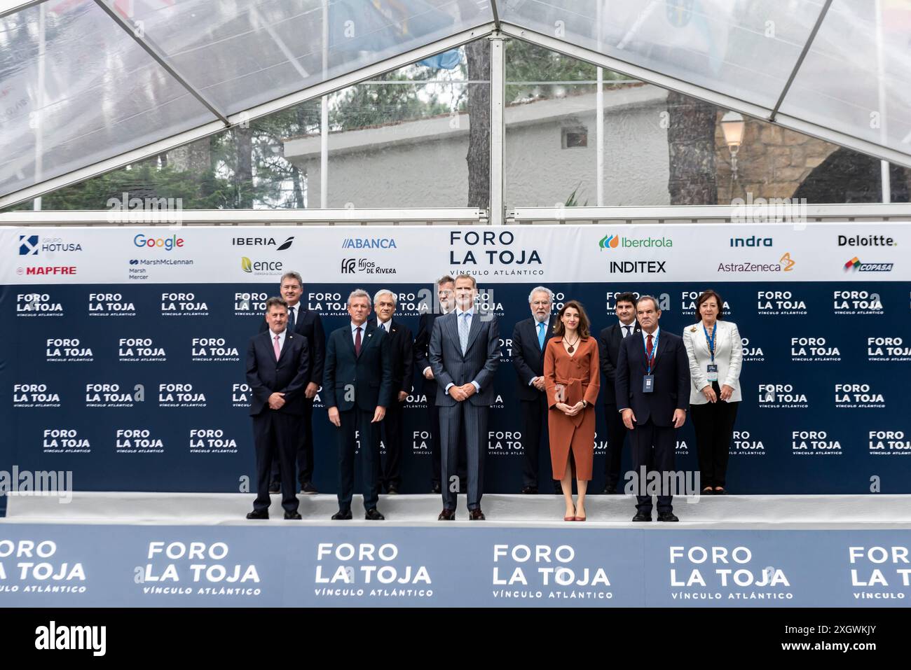 september 28th 2023. Spain's King Felipe VI poses for the photo with ...