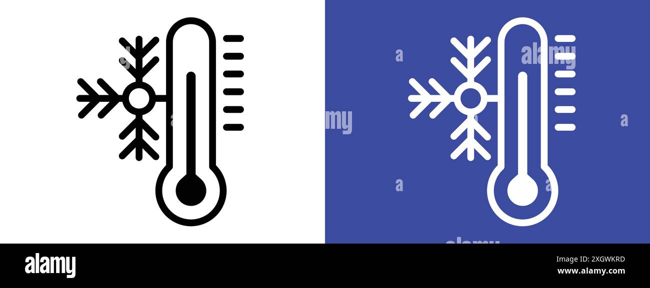 Thermometer icon vector vectors hi-res stock photography and images - Alamy