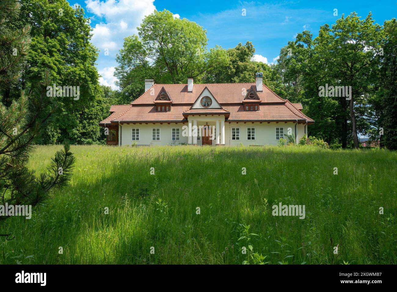 2023-05-30; House on the grounds of the Historic Sieniawa Palace, built ...