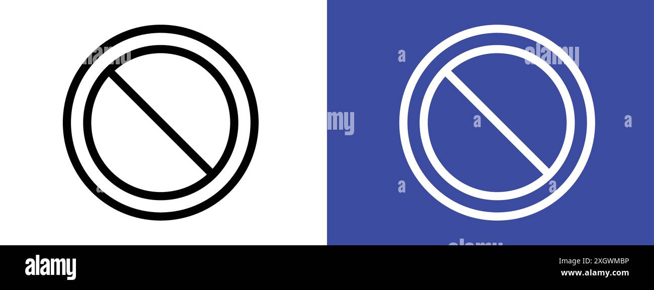 Stop icon black vector hi-res stock photography and images - Alamy