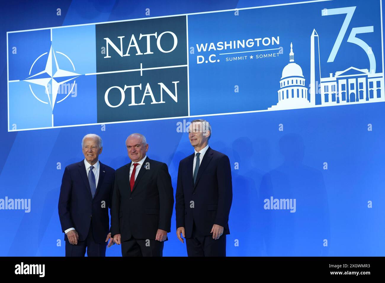 US President Joe Biden, from left, Dimitar Glavchev, Prime Minister of ...