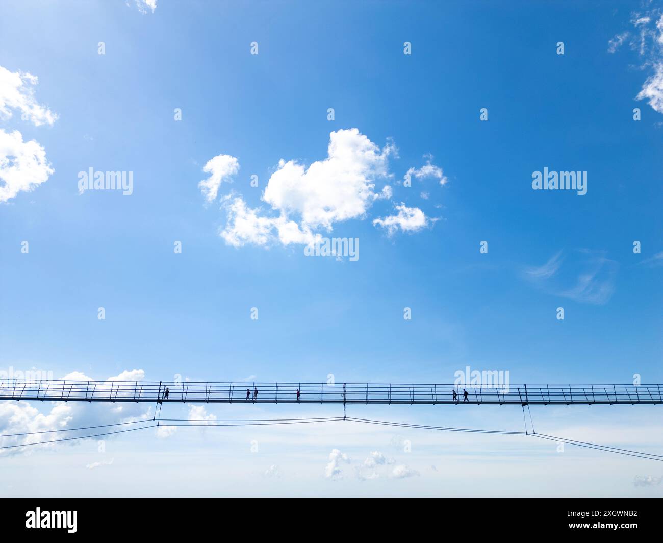 Sky Bridge 721 - the Worlds longest suspension footbridge with people ...