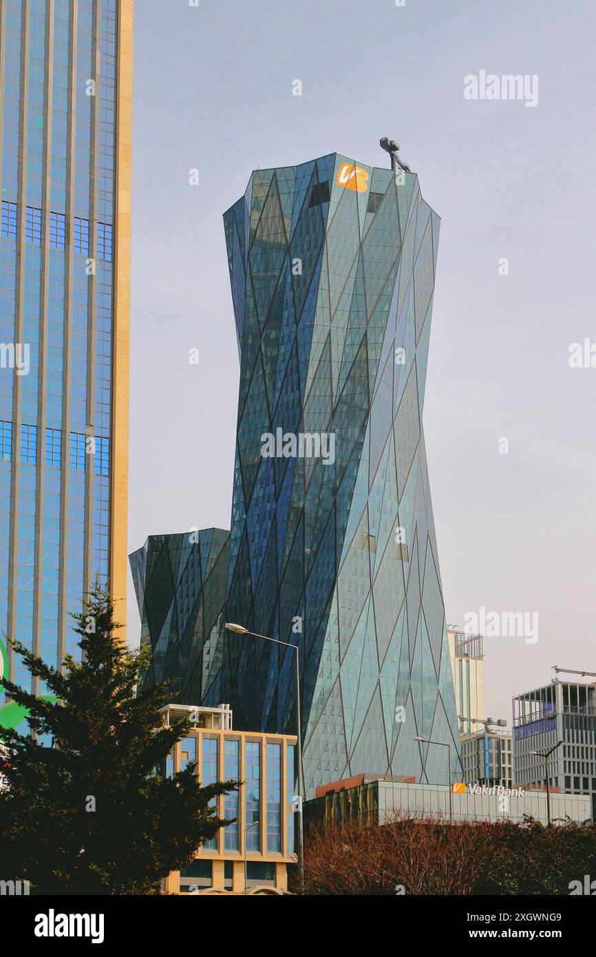 Istanbul, Turkey - Feb 24, 2023: Modern high-rise building Stock Photo ...