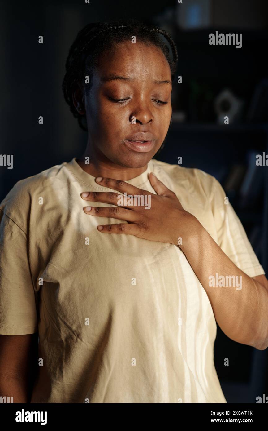 Chest breathe hi-res stock photography and images - Alamy