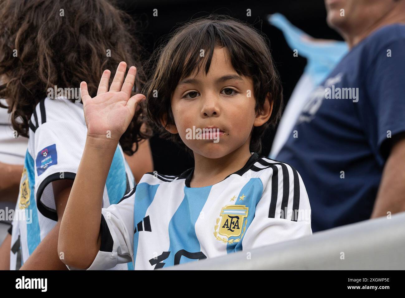 East Rutherford, USA. 09th July, 2024. Fans attend Conmebol Copa ...