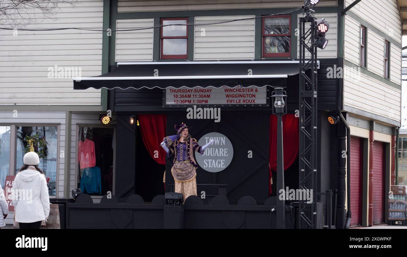 Strasburg, Pennsylvania, USA, April 5, 2024 - A Performer Dressed In A ...