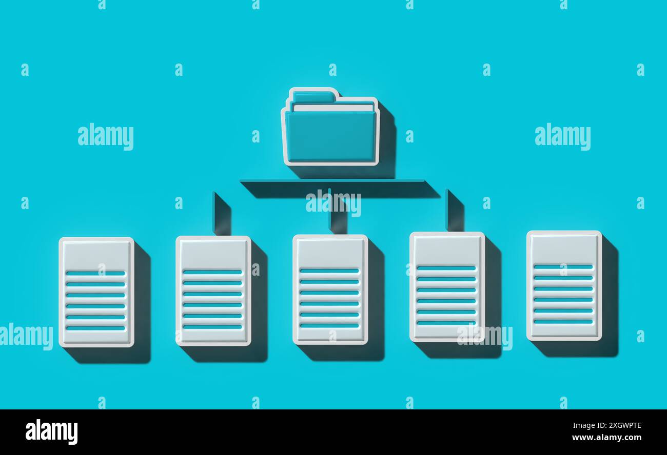 File folder icon 3d hi-res stock photography and images - Alamy