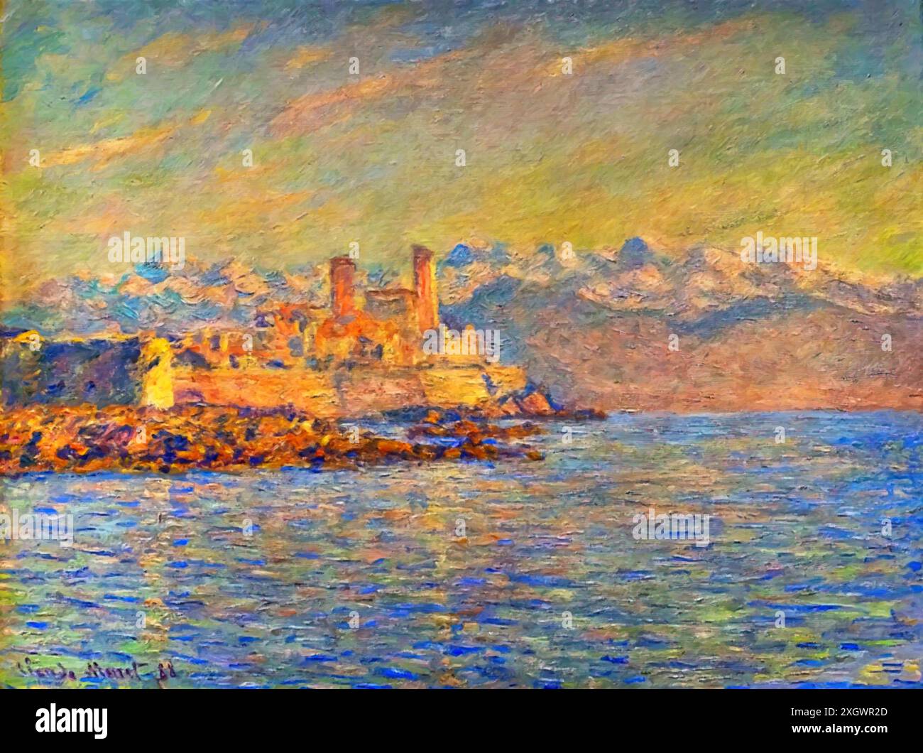 Antibes by claude monet hi-res stock photography and images - Alamy