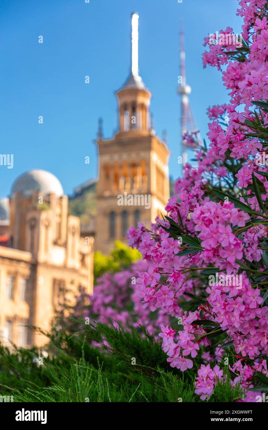 Buildings around the Rustaveli metro station where the Rustaveli Avenue ...