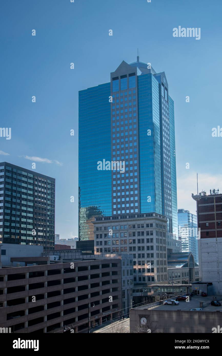 Kansas City, Missouri. The Bank Midwest building in downtown KC Stock ...