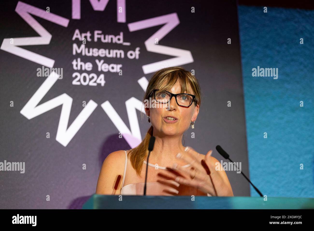 EDITORIAL USE ONLY Dr Helen Charman, Director of Young V&A, winners of ...