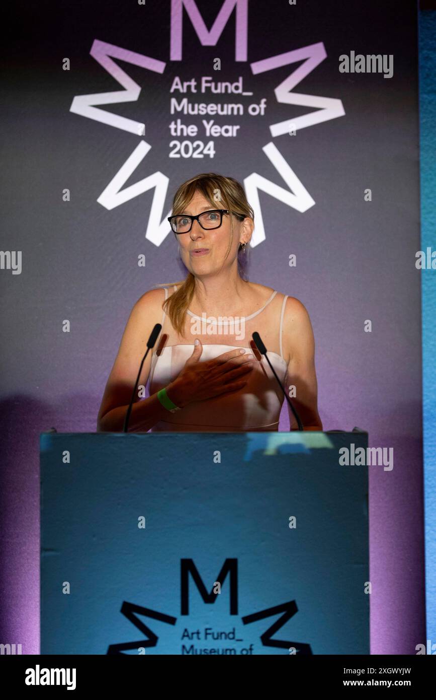 EDITORIAL USE ONLY Dr Helen Charman, Director of Young V&A, winners of ...