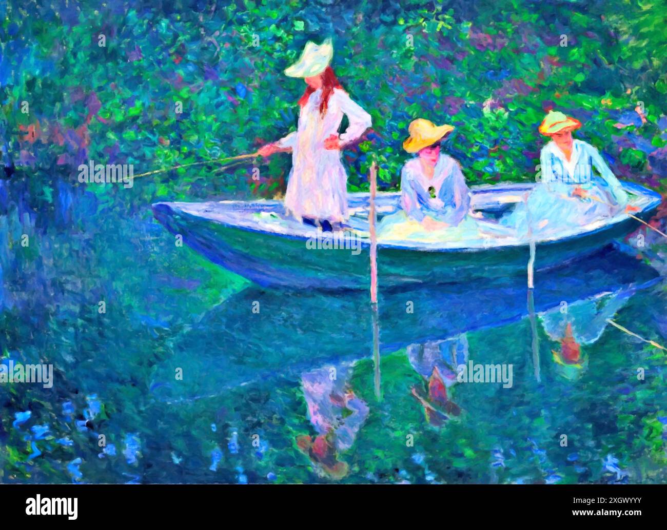 In the norvegienne, 1887 (painting) by Artist Monet, Claude (1840-1926 ...